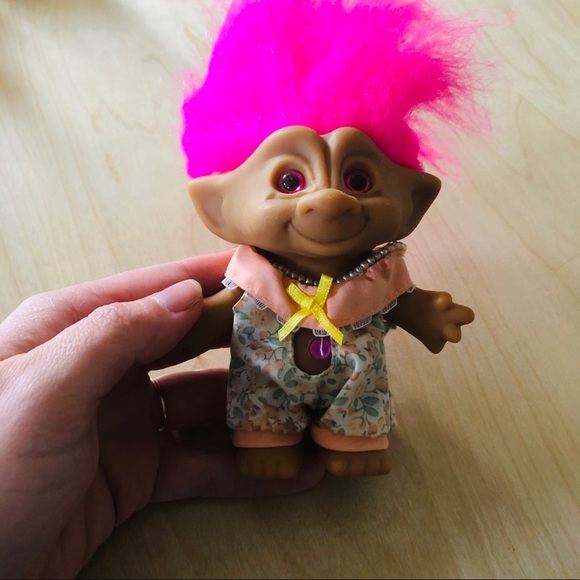 Russ | Toys | Vintage 99s Rhinestone Troll Doll | Poshmark